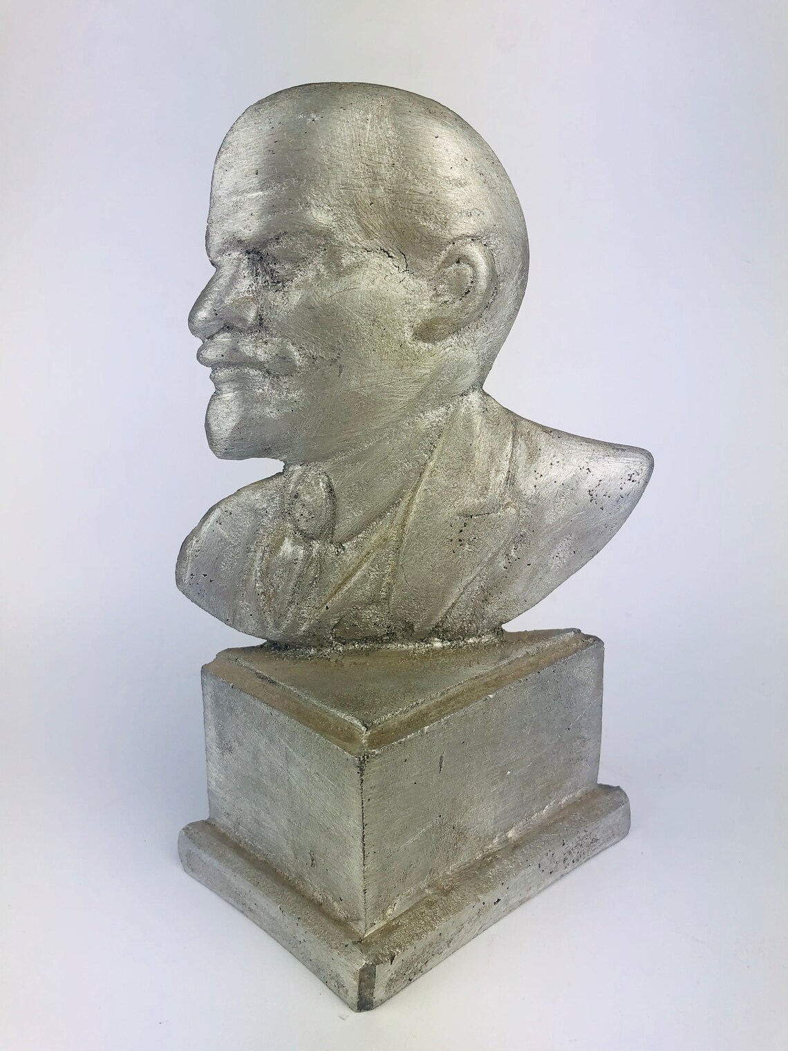 Bust of Lenin. Vintage Desk Souvenir. Memorabilia Soviet Era. Vintage ...