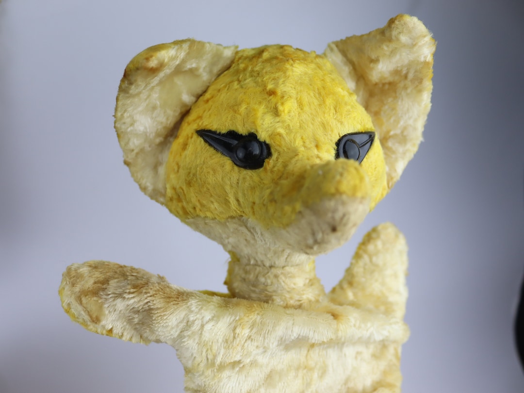 Vintage Hand Puppet Plush Fox, Soviet Glove Doll Baby Fox, Puppet Show ...