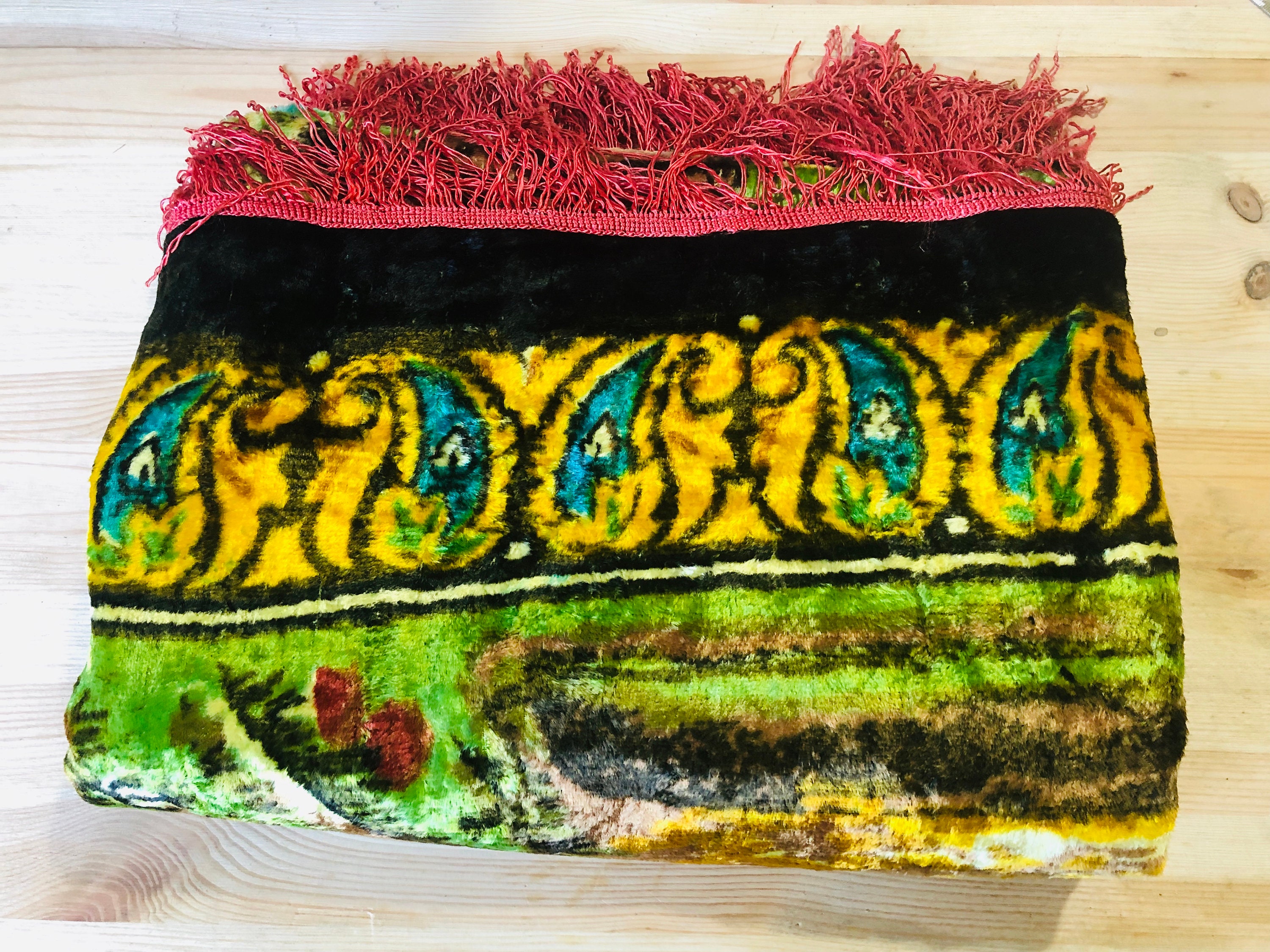 Soviet Plush Carpet Deer Vintage Wall Carpet Tablecloth | Etsy