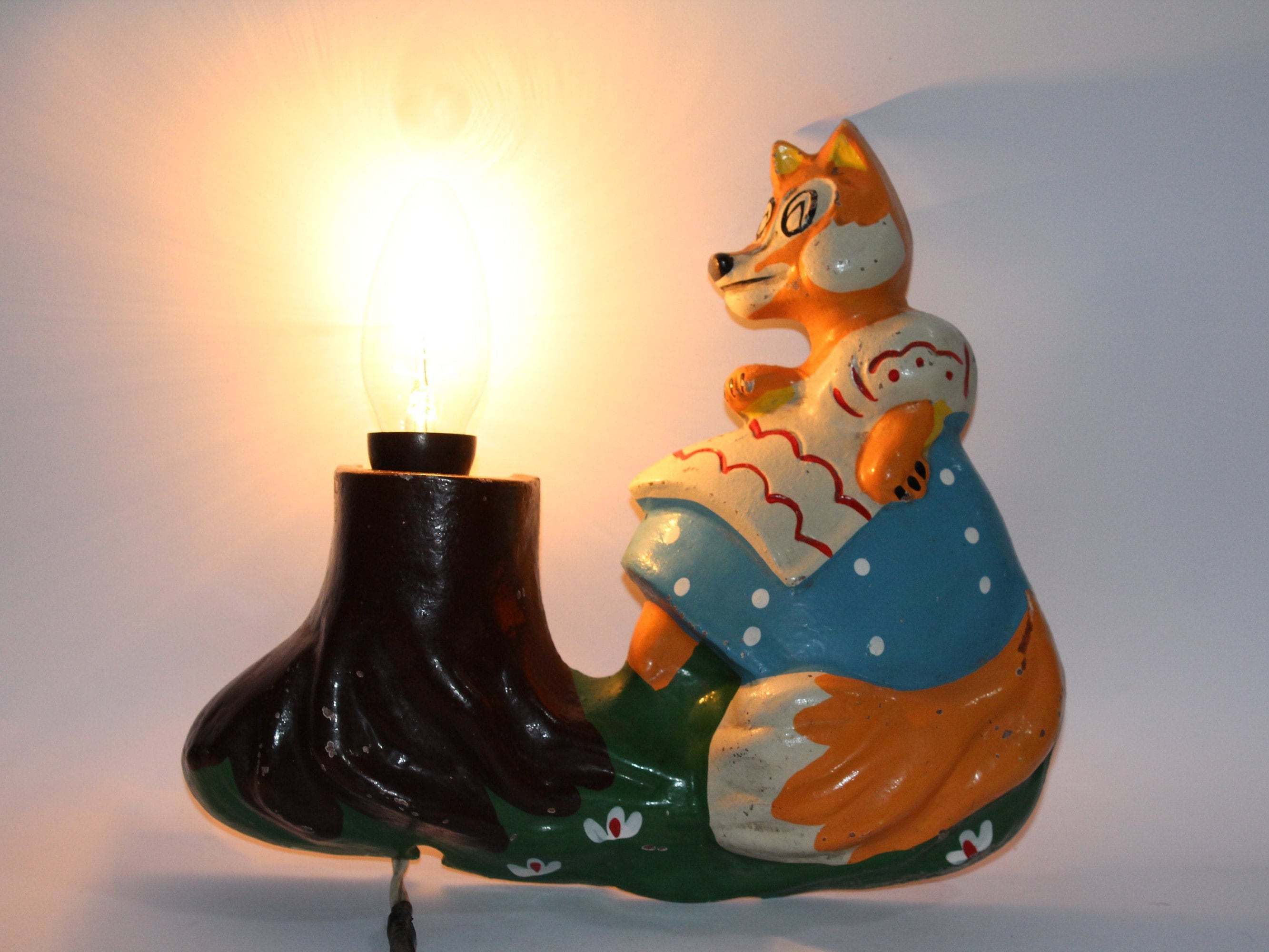 Soviet Nightlight, Kids Lamp Fox, Russain Fox. Kids Nightlight. Night ...