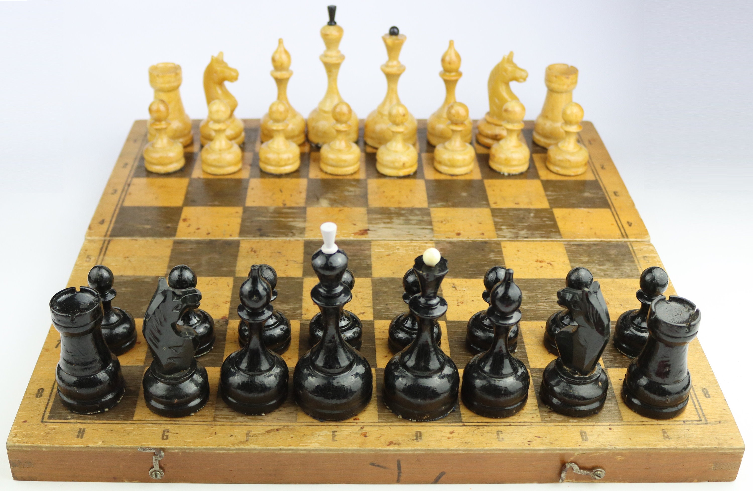 Soviet chess. Soviet Wooden chess. Vintage tournament chess | Etsy