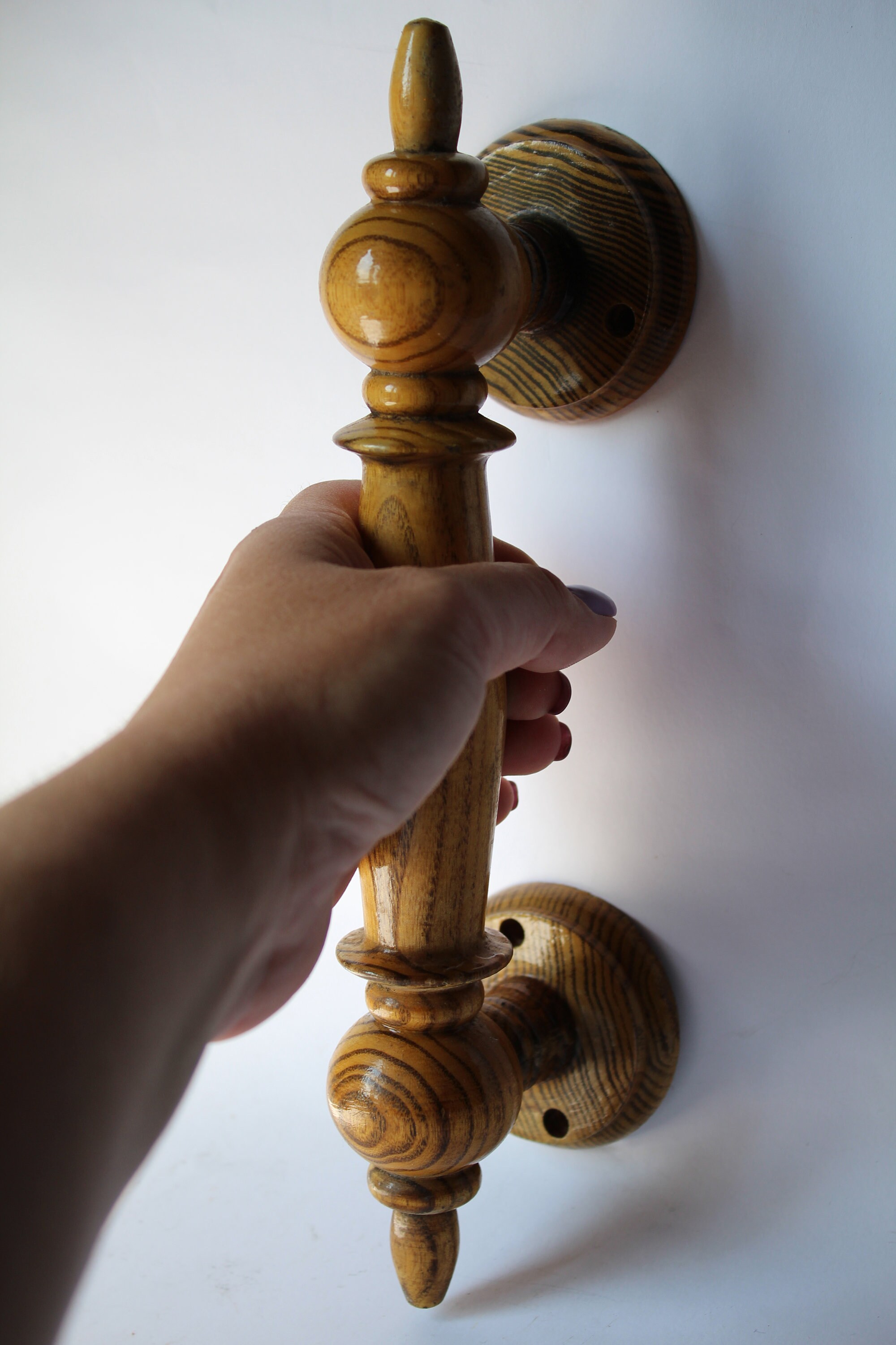 Soviet Wooden Door Handle. Soviet Doorhandle. Vintage Door Handle ...