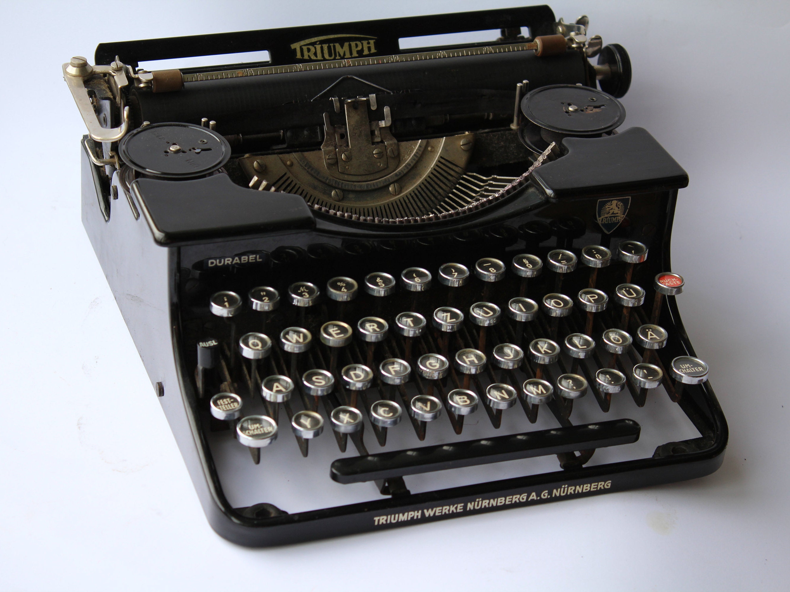 Antieke typemachine Triumph vintage typemachine Triumph oude | Etsy