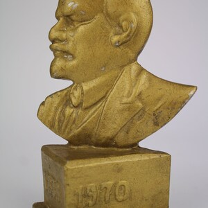 1970 Bust of Lenin. Vintage Desk Souvenir. Memorabilia Soviet Era ...