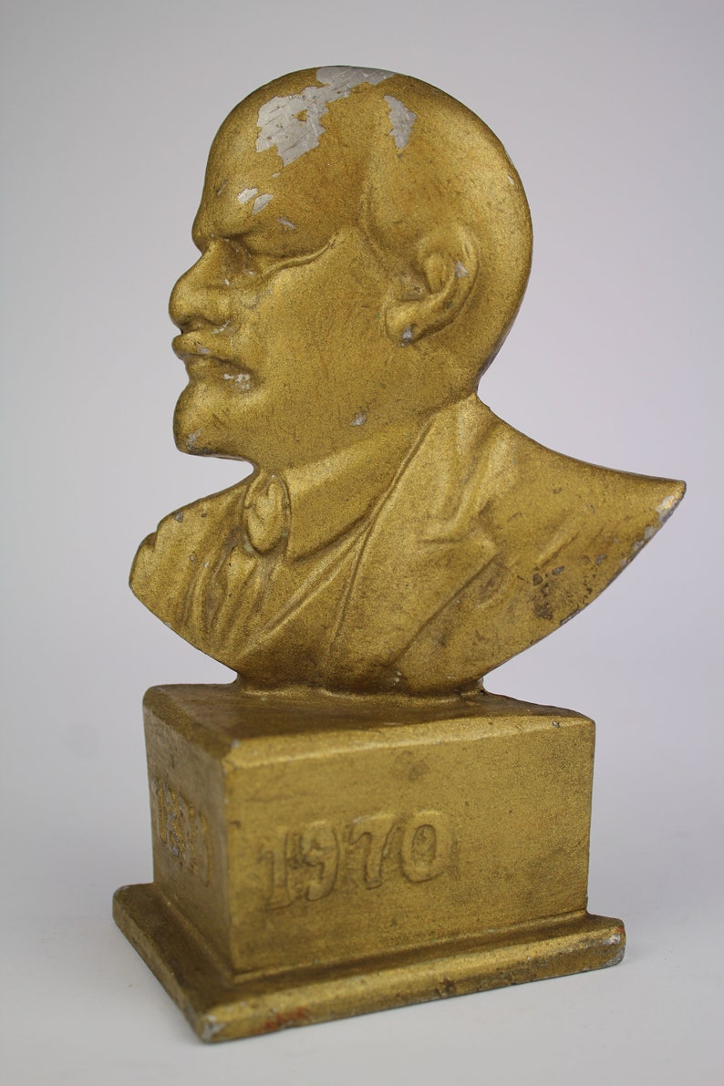 1970 Bust of Lenin. Vintage Desk Souvenir. Memorabilia Soviet - Etsy