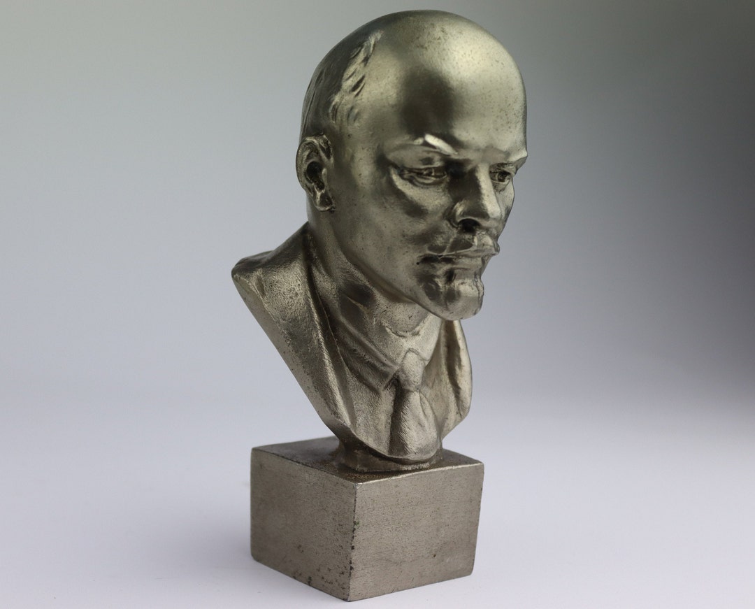 Bust of Lenin. Vintage Desk Souvenir. Memorabilia Soviet Era. Vintage ...