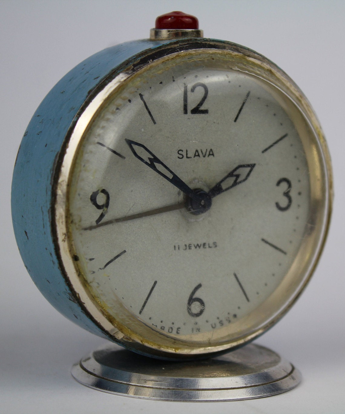 Soviet Clock. Alarm USSR. Mechanical Alarm. Vintage Clock - Etsy