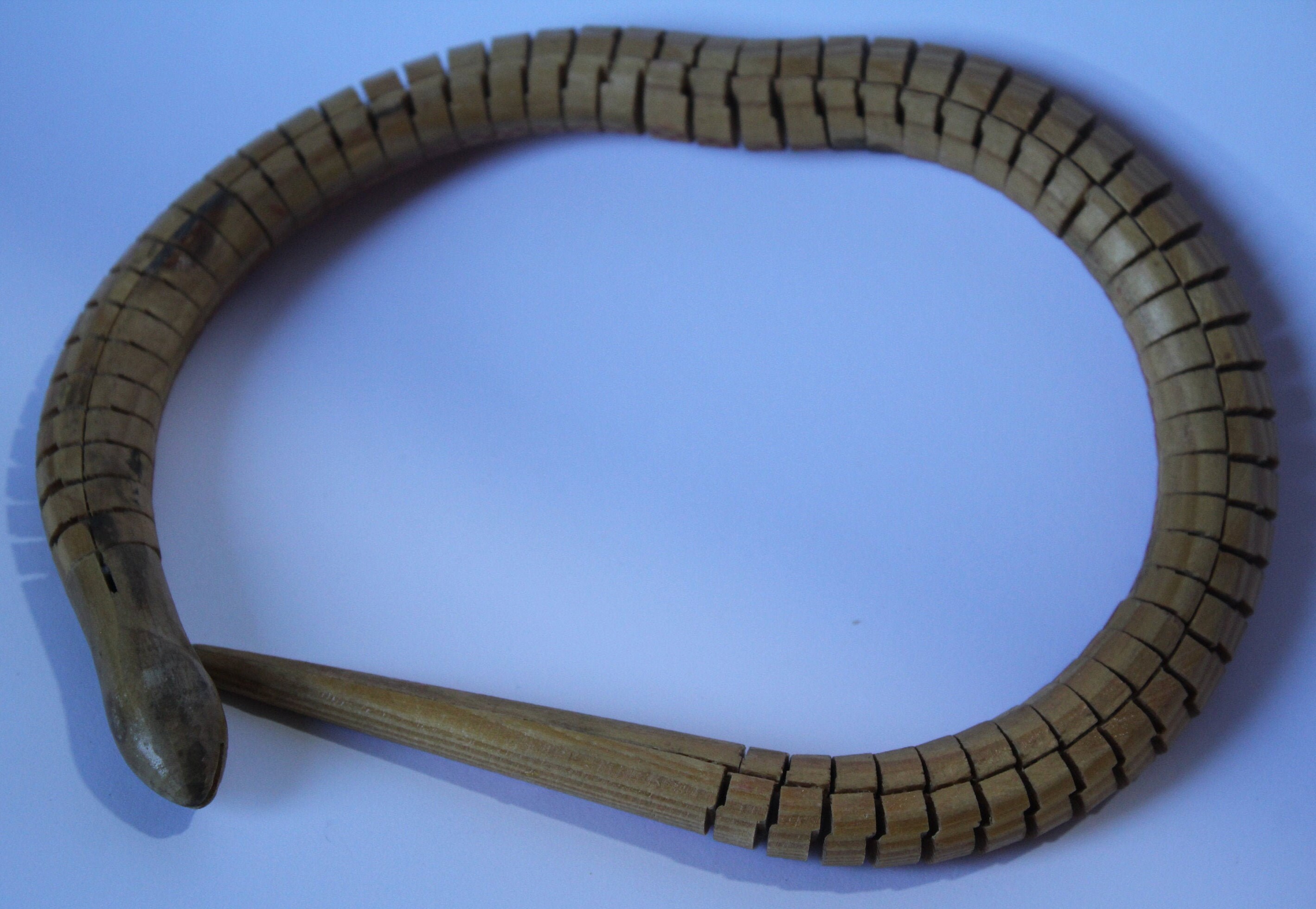 Vintage Hand Carved Wooden Snake Snake Hand Made Flexible - Etsy
