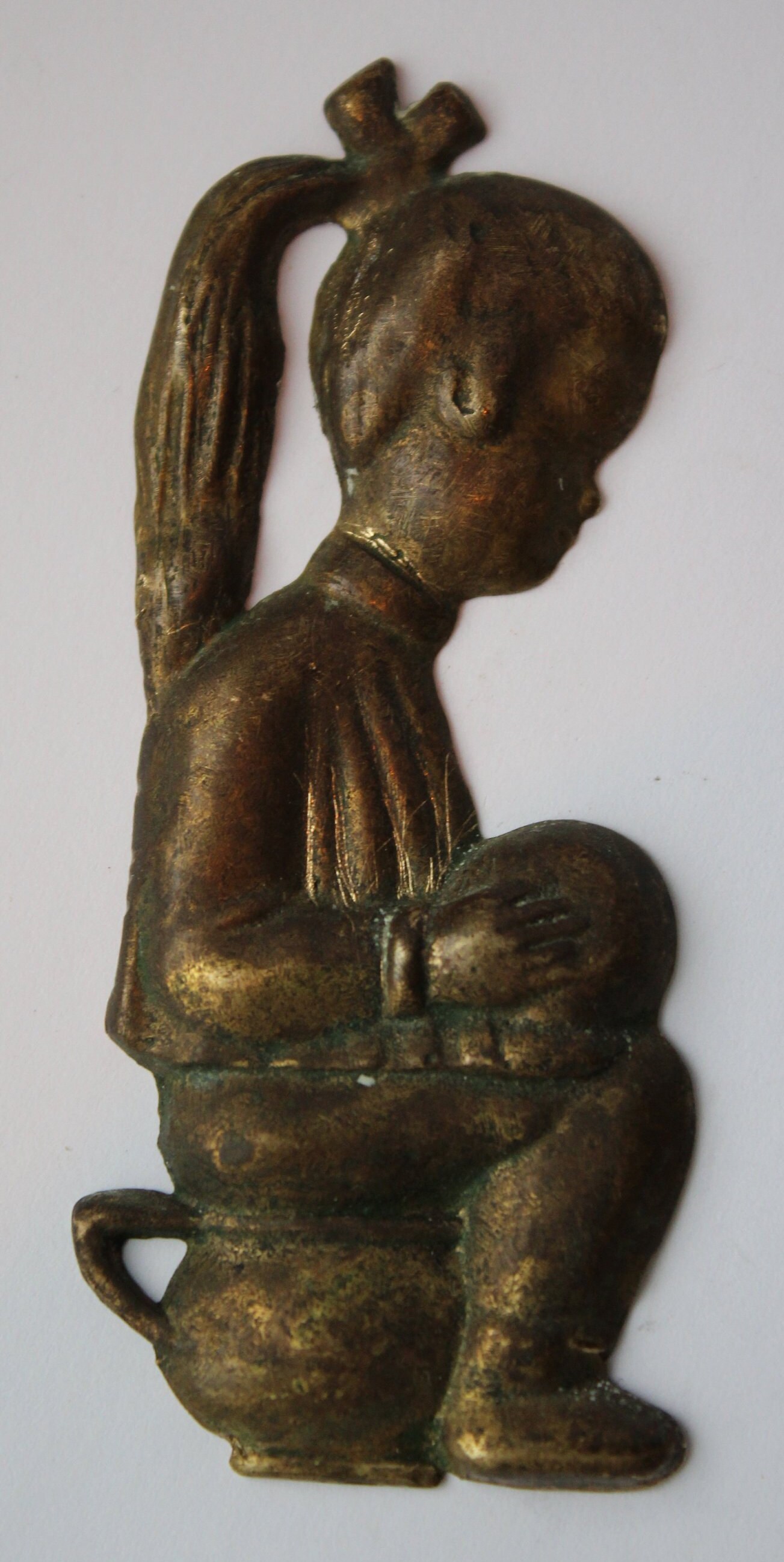 Vintage Toilet Door Sign Bathroom Door Sign Pissing Boy - Etsy