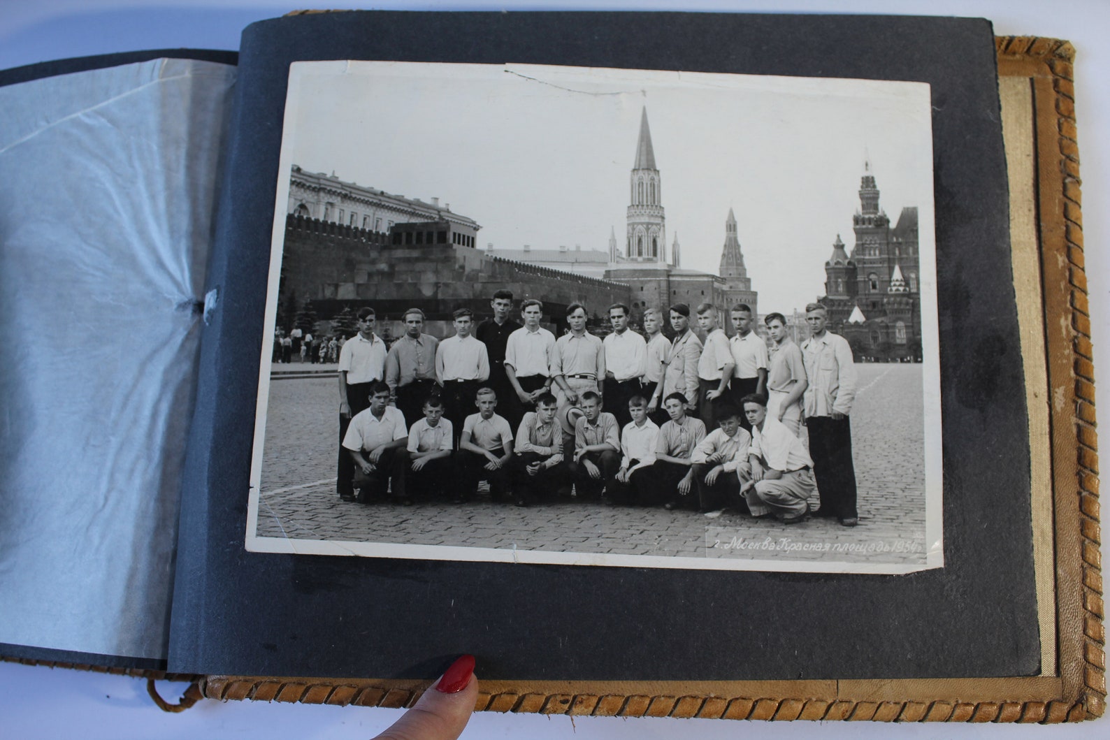 Old Leather Photo Album. Soviet Photo. Vintage Photo. USSR | Etsy