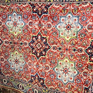 Soviet Plush Carpet, Tapestry Carpet, Vintage Wall Carpet, Bedspread ...