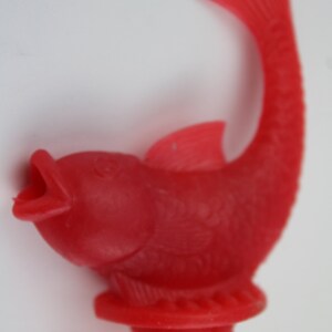Soviet Bottle Stopper, Cork Fish, Vintage Plastic Bottle Stopper ...