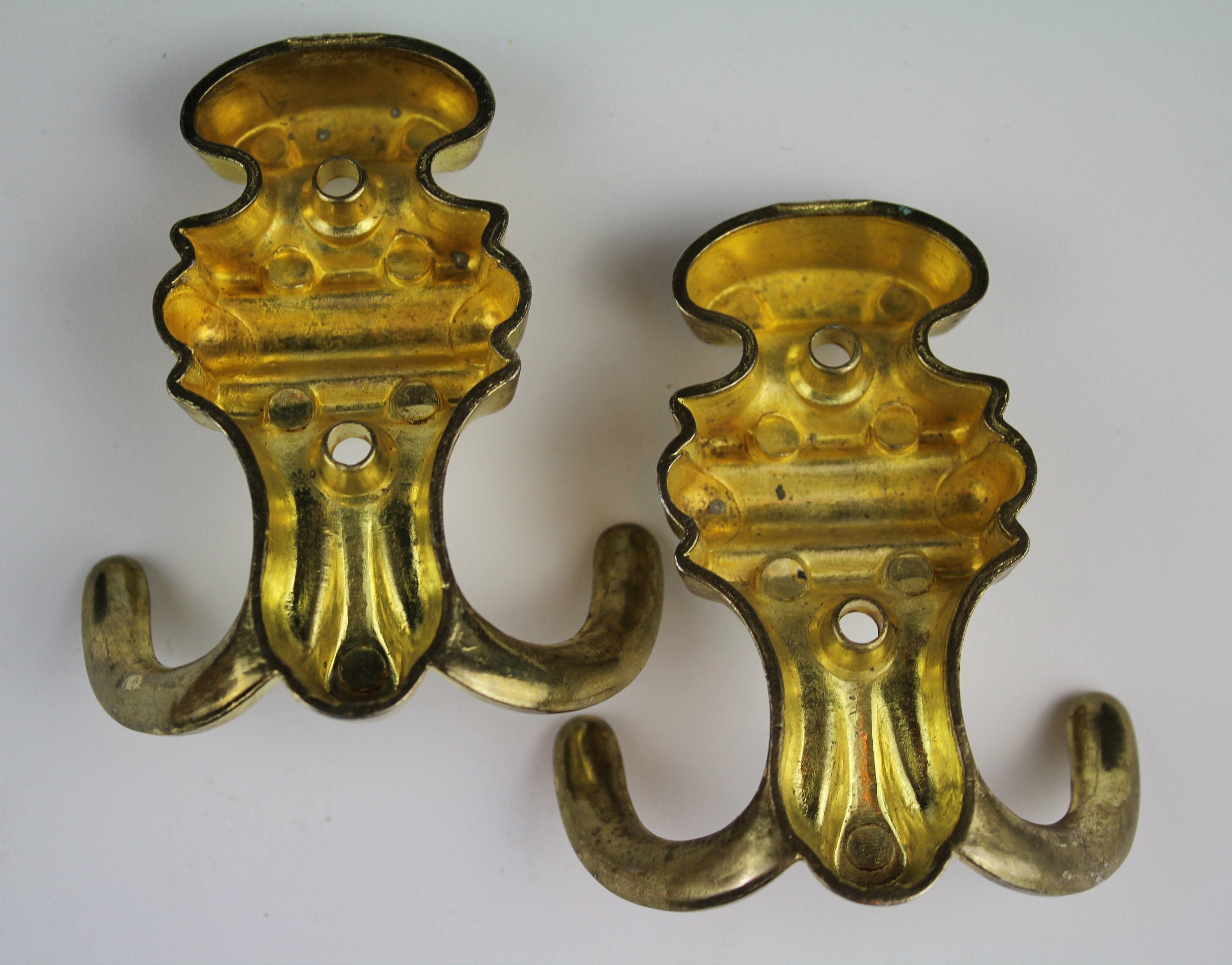 Set of 2 Soviet Wall Hooks. Soviet Coat Hook. Metal Wall Hook. Vintage ...