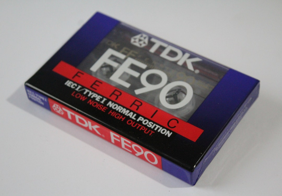 NEW Audio Cassette Tape TDK FE90, Vintage Cassette, Sealed TDK Fe 90 ...
