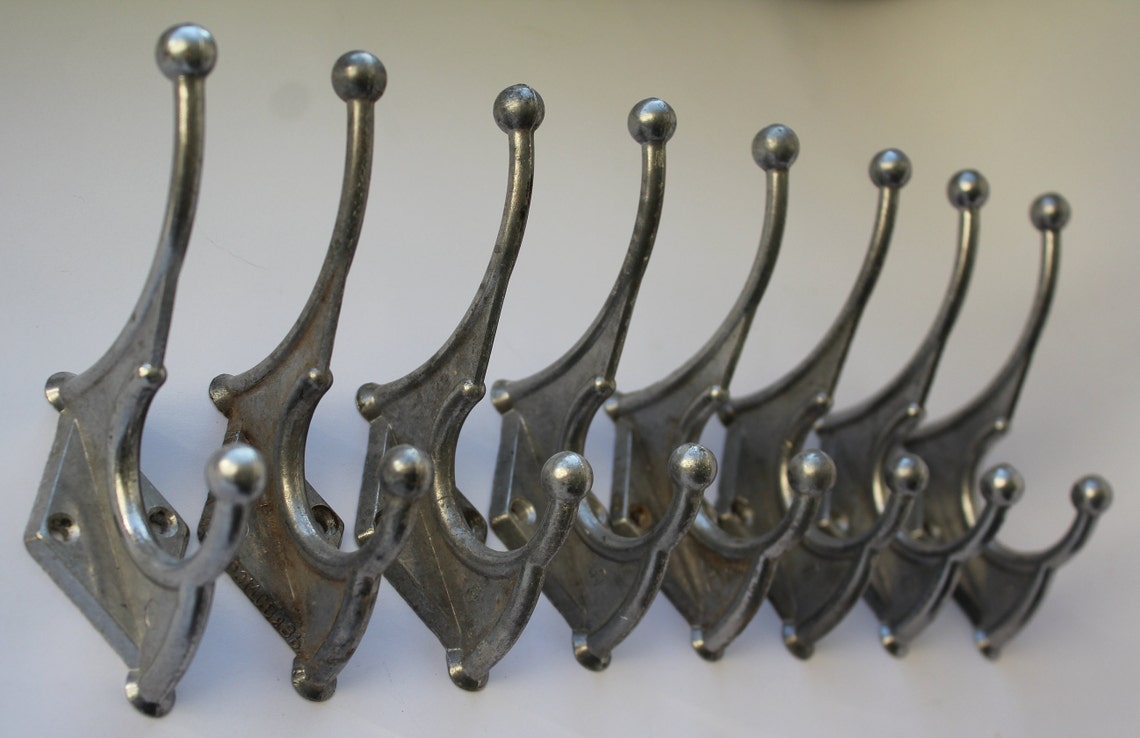 Set of 8 Soviet Wall Hooks. Soviet Coat Hook. Metal Wall Hook. | Etsy