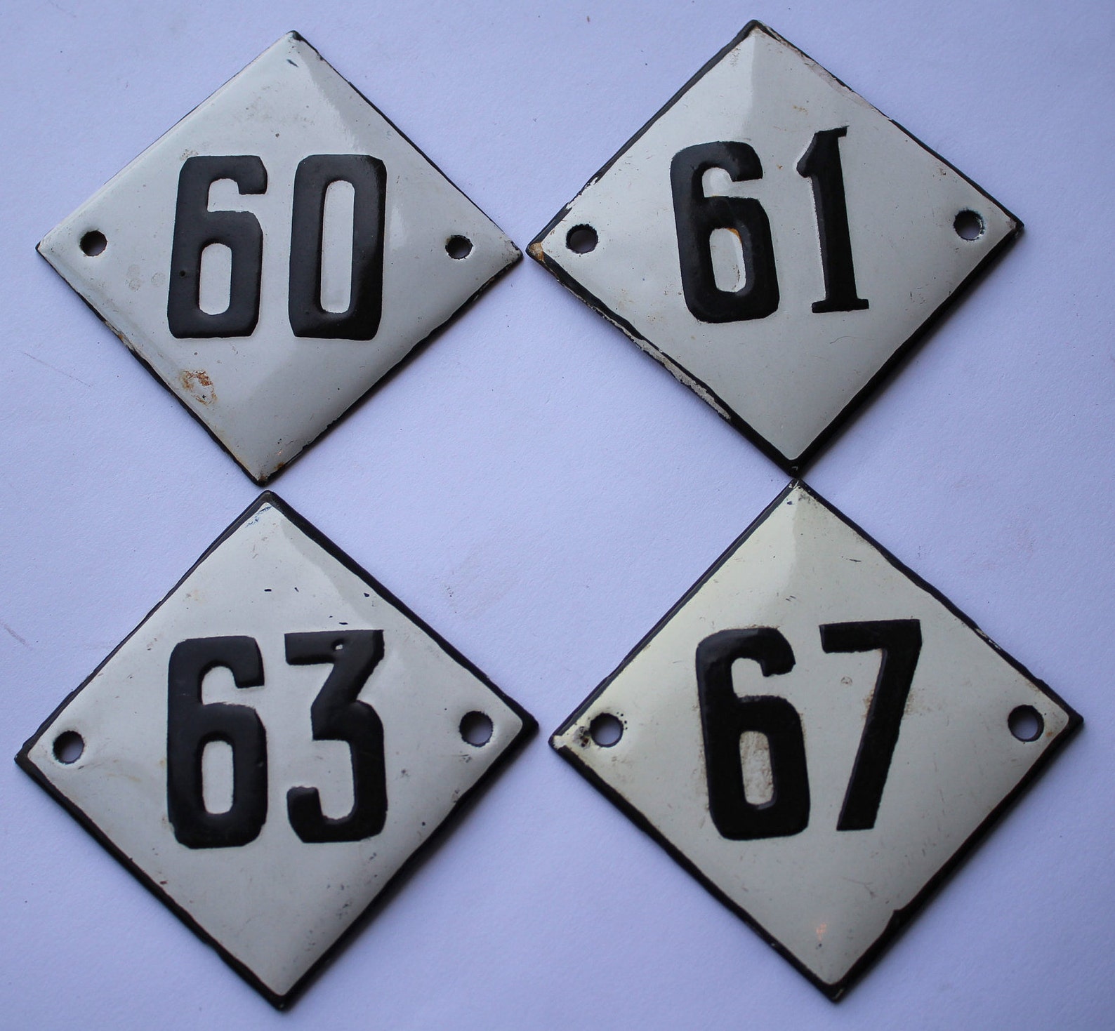 Soviet Enamel Apartment Sign, House Number Sign, Nameplate. Vintage ...