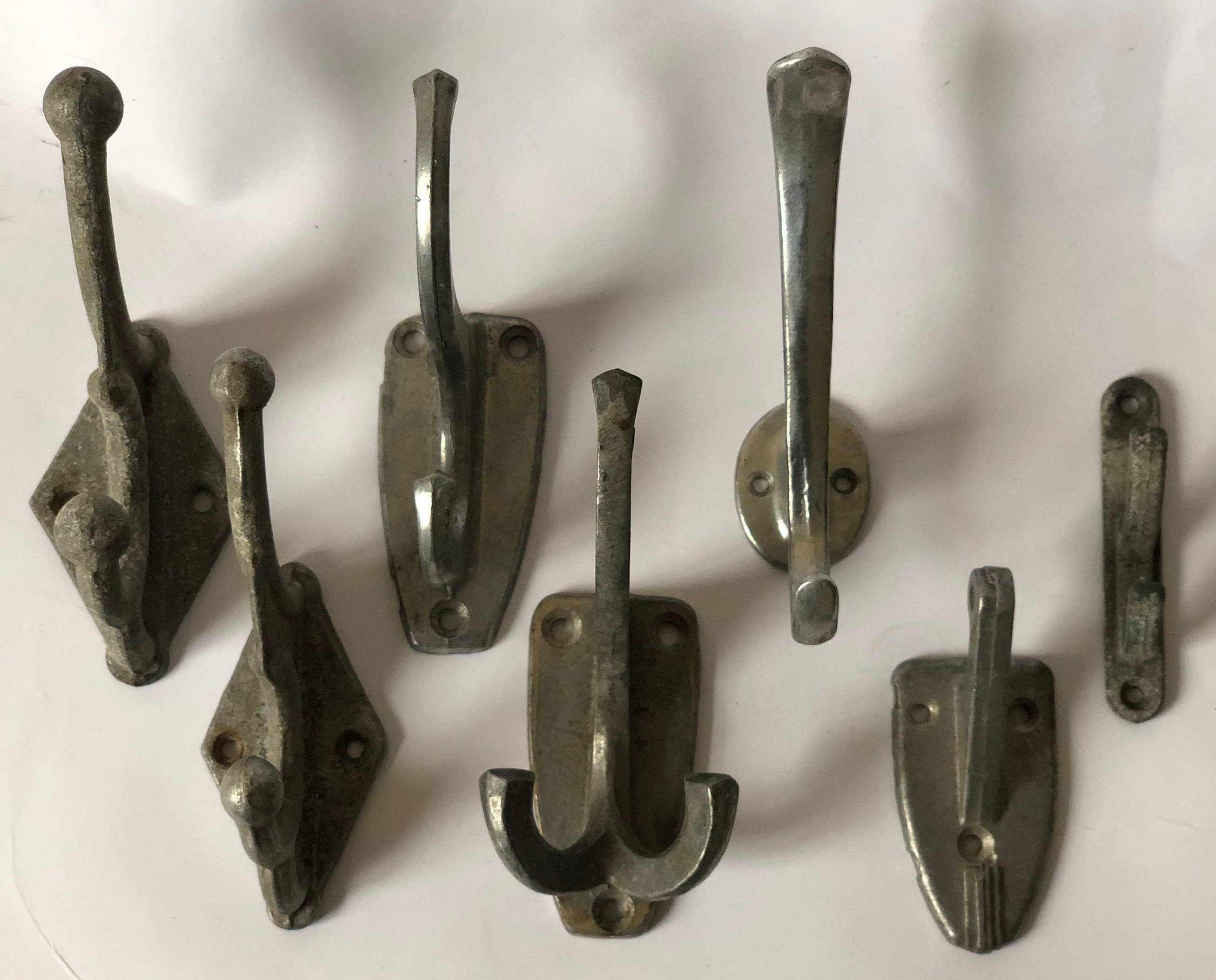 Set of 7 Soviet Wall Hooks. Very Old Hook. Soviet Coat Hook. | Etsy