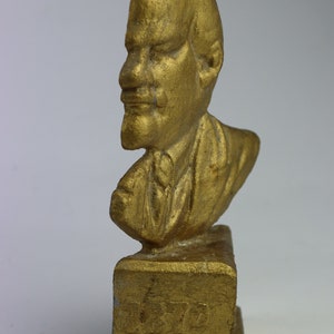 1970 Bust of Lenin. Profile of Lenin. Vintage Souvenir. Memorabilia ...
