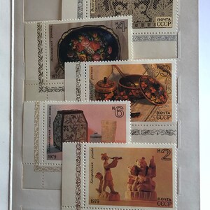 Soviet Postage Stamp Collecting Album , Vintage Stamp Book, Small Stamp ...