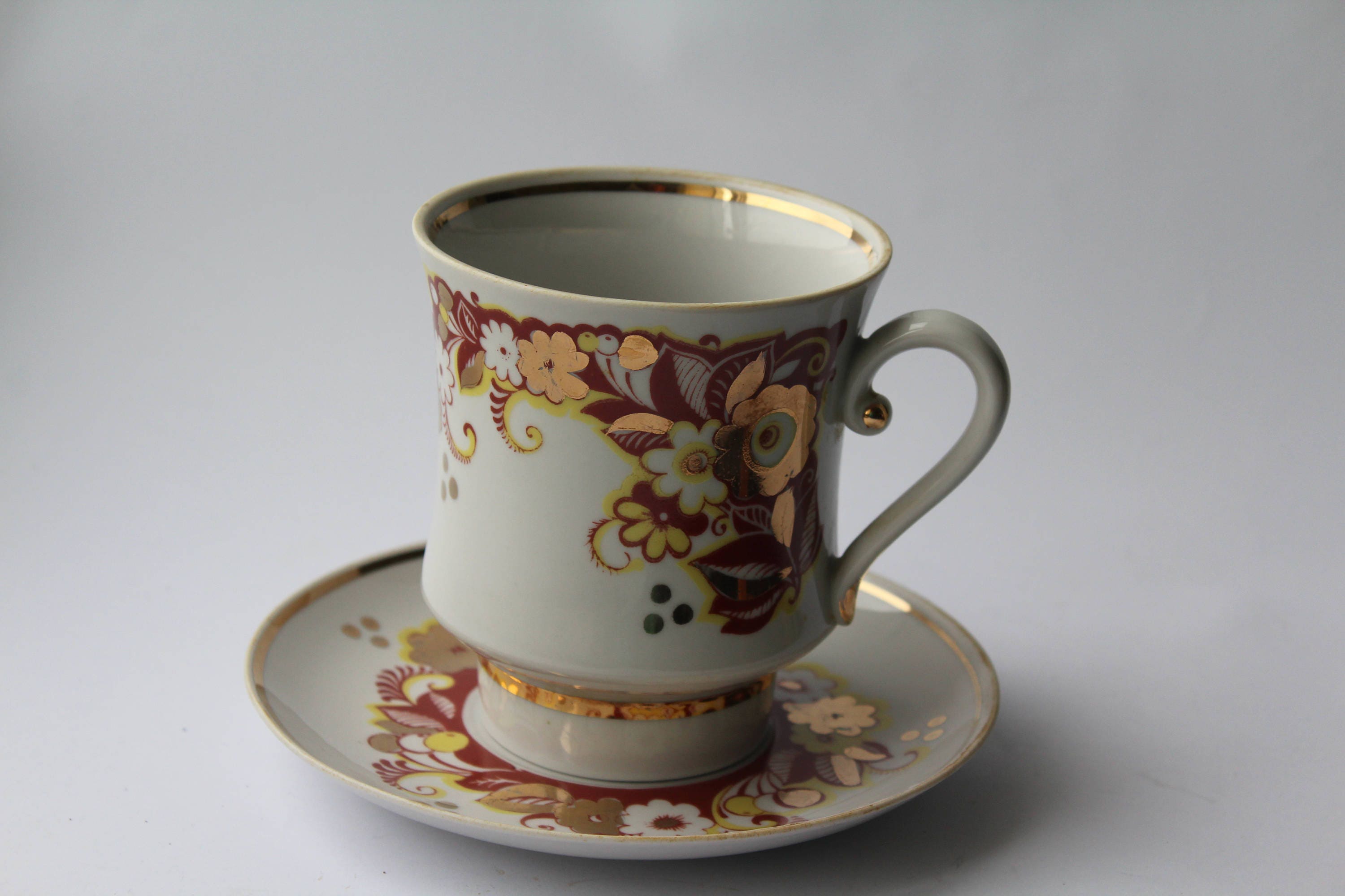 Big Soviet Tea Mug Soviet Cup Soviet Coffee Set Soviet | Etsy