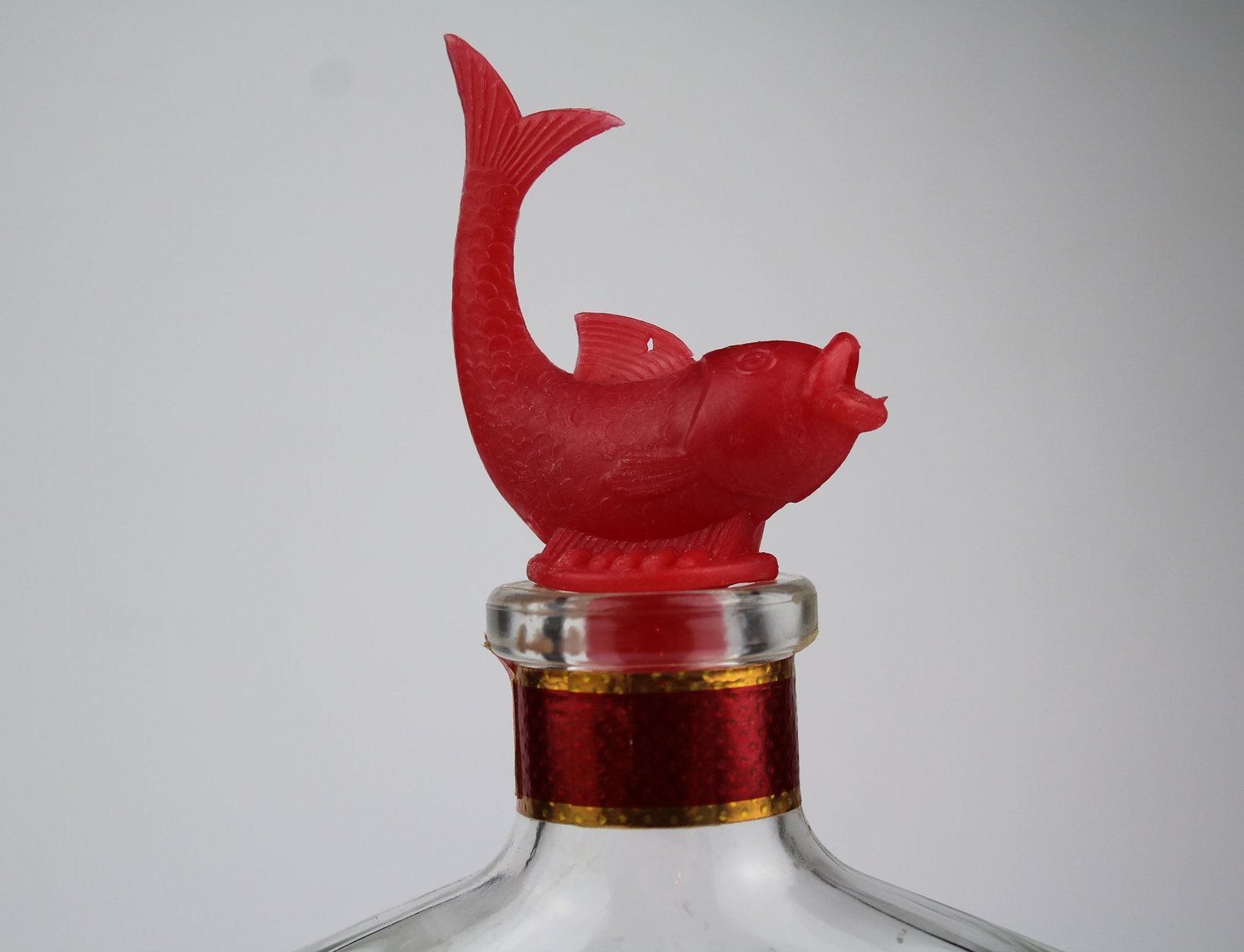 Soviet Bottle Stopper Cork Fish Vintage Plastic Bottle - Etsy