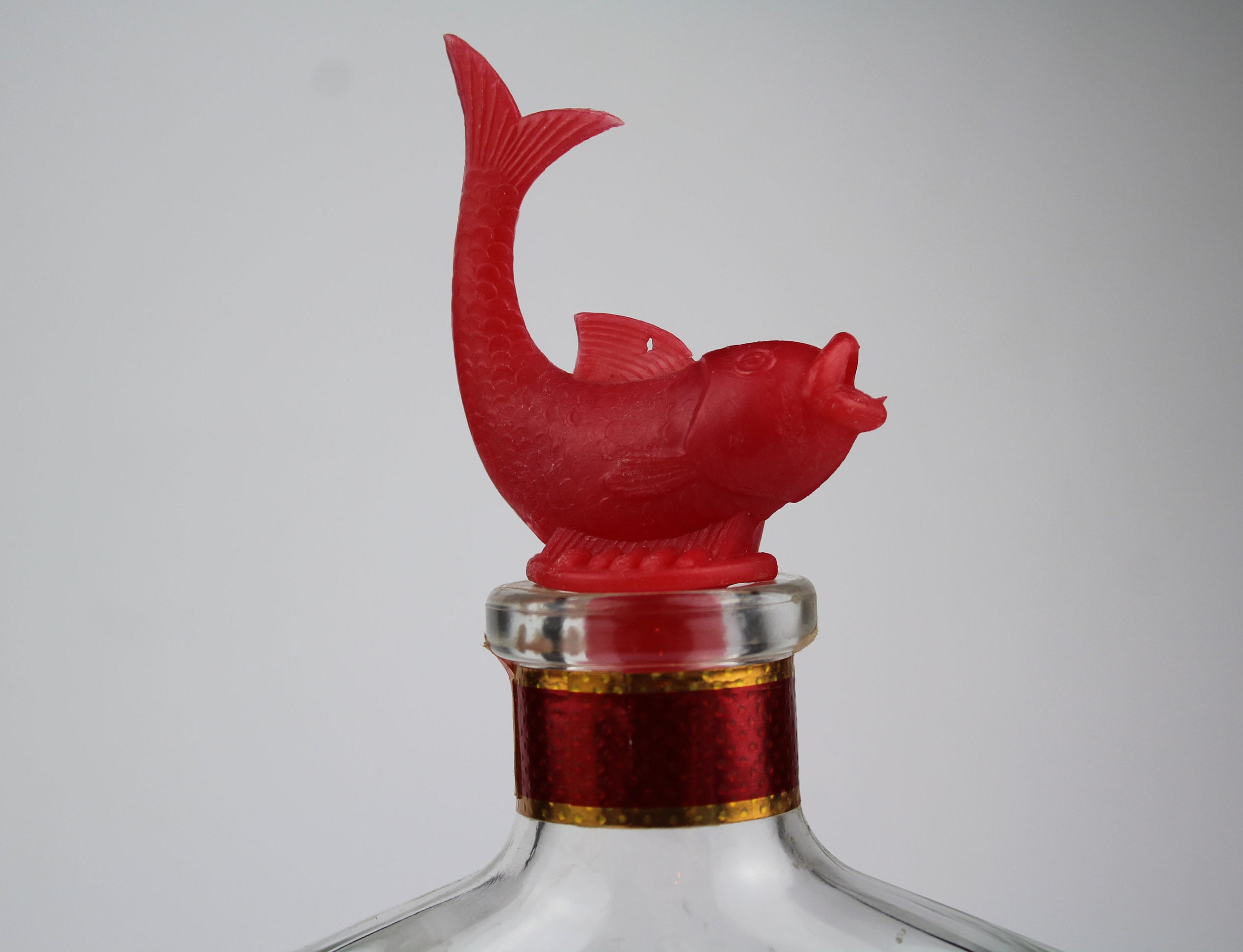 Soviet Bottle Stopper Cork Fish Vintage Plastic Bottle - Etsy