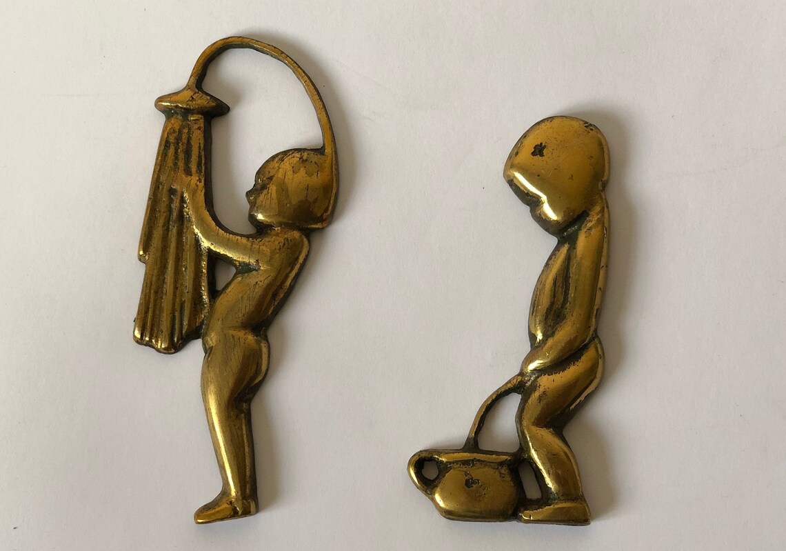 Vintage Toilet and Bathroom Door Signs Bathroom Door Sign | Etsy