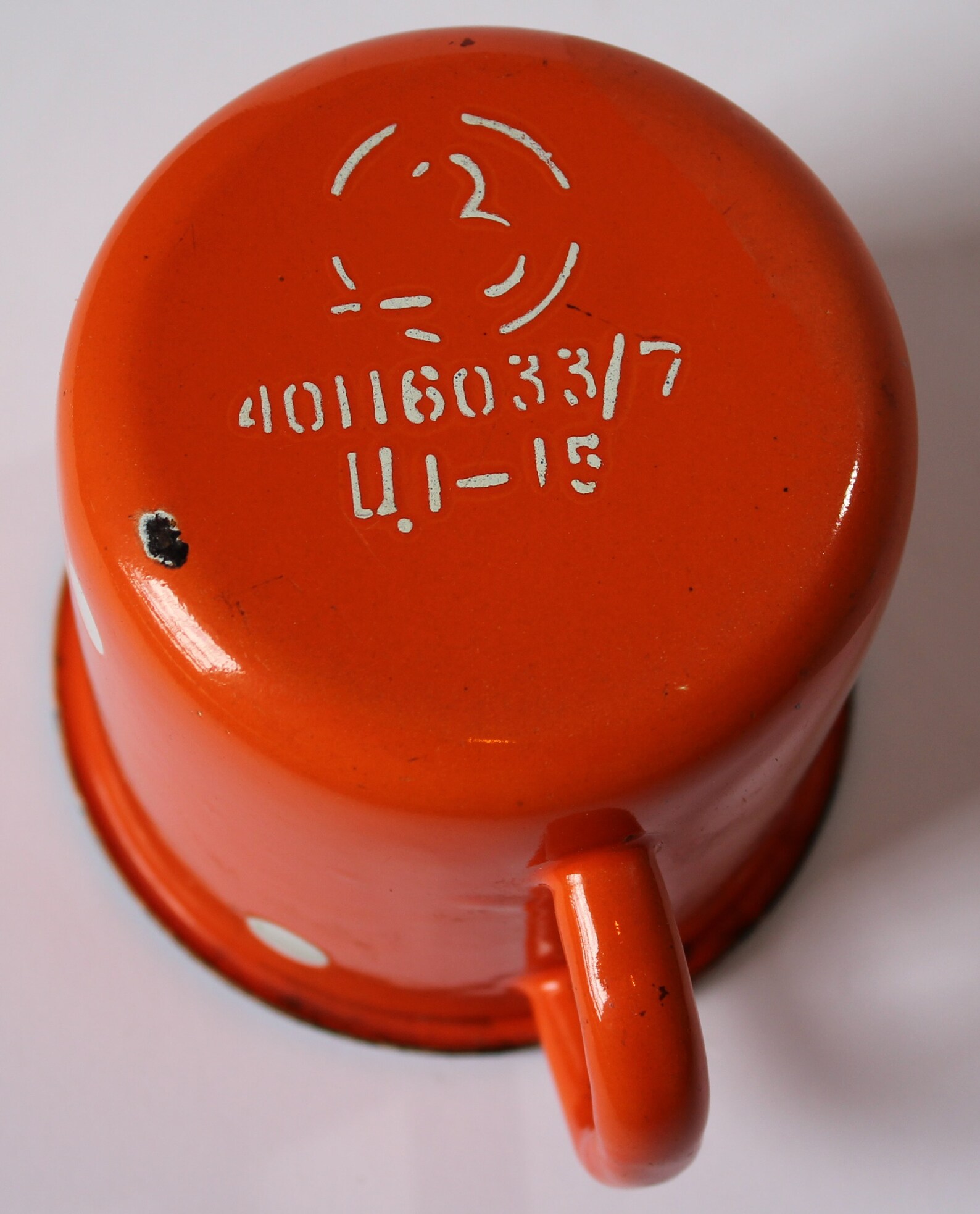 Soviet Enamel Mug Polka Dot, Enamel Can. Enamel Milk Can. Vintage Milk ...