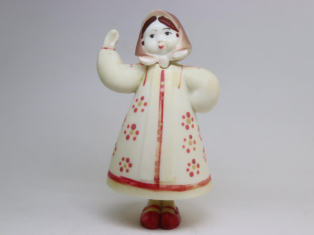 14 Cm Rare Soviet Dancing Doll. Collectible Toy Matryoshka. Nodding ...