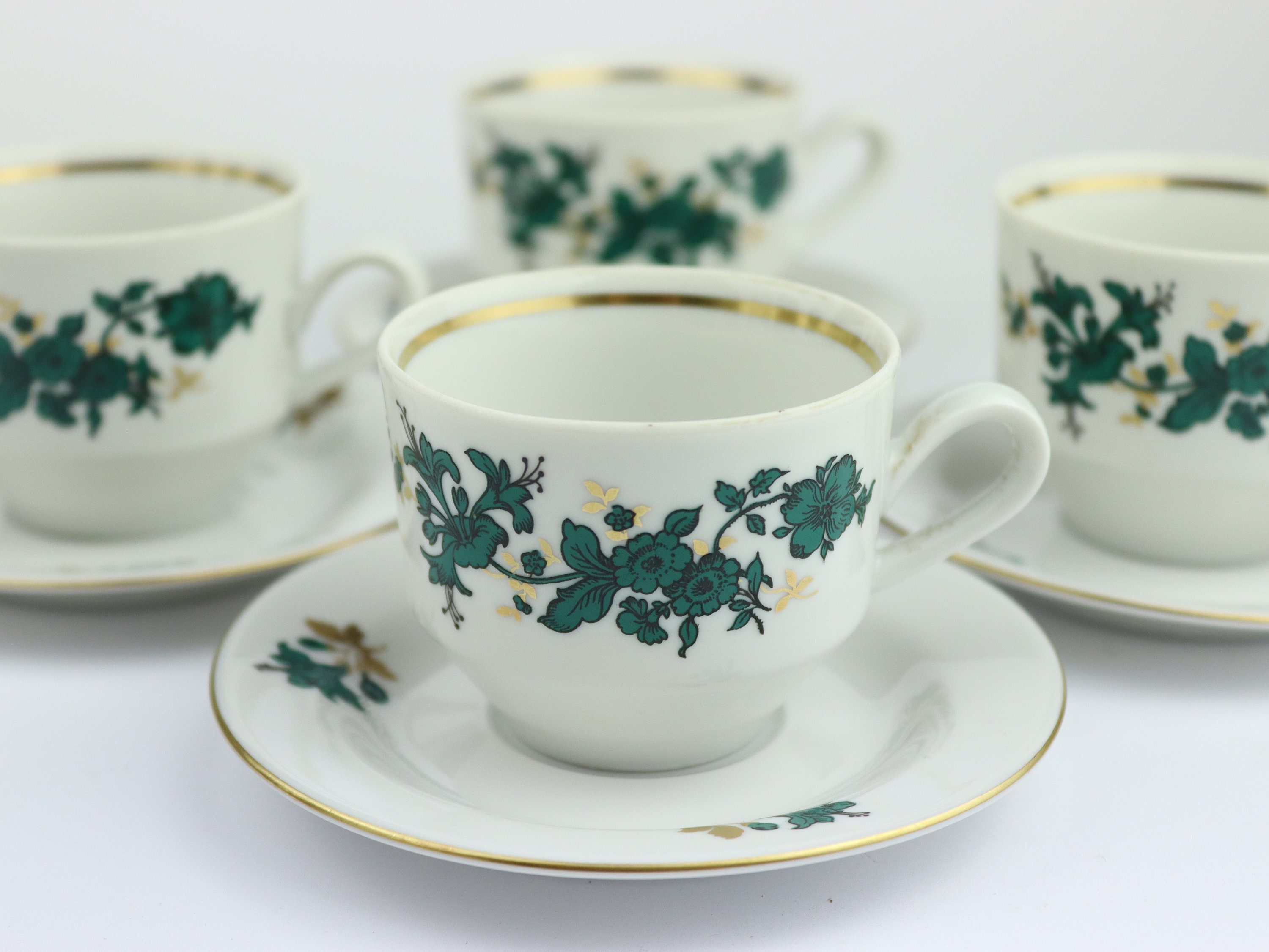 GDR Vintage Coffee Set for 4 Persons Full Vintage Coffee Set - Etsy