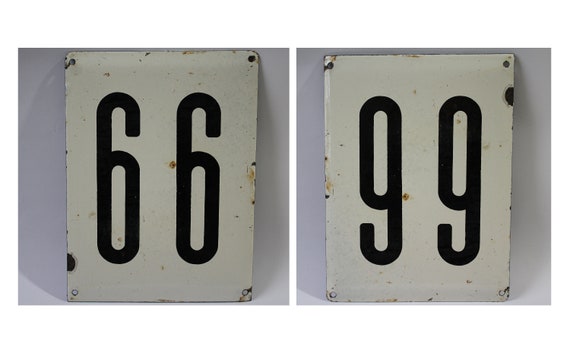 Big Soviet Nameplate Sixty Six Ninety Nine 66 99. Vintage - Etsy