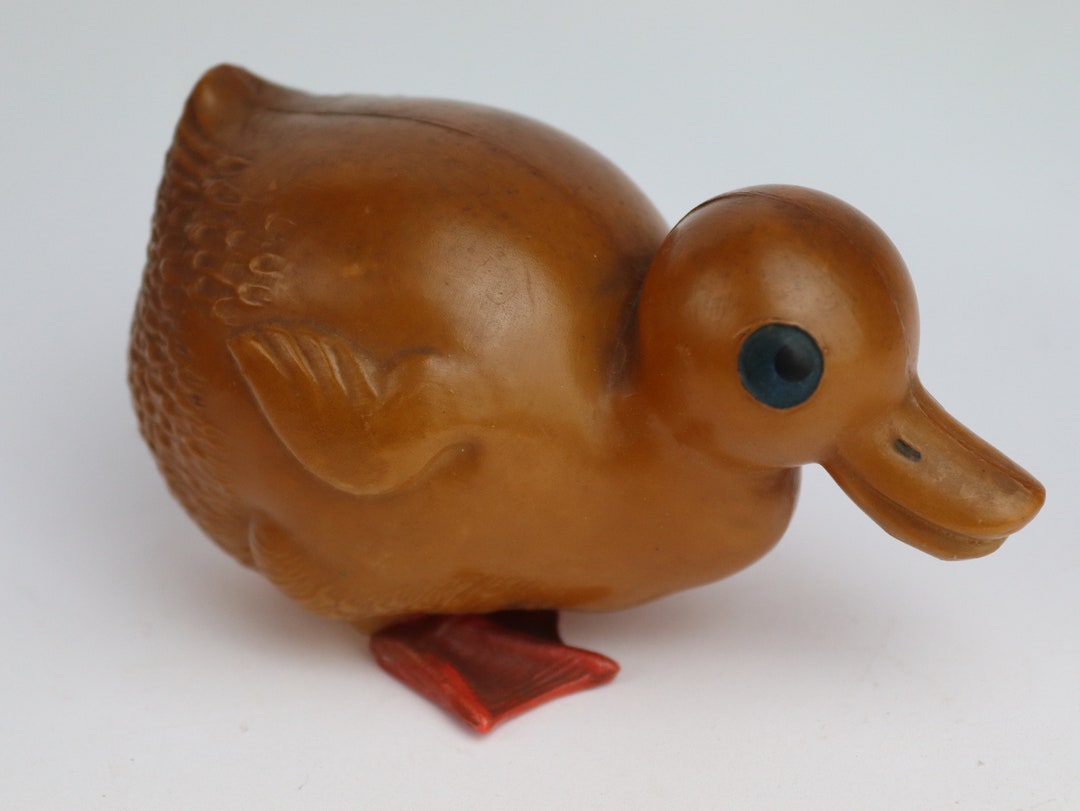 8 Cm Rare Funny Soviet Celluloid Duck Toy, Soviet Toy, Vintage Toy, Run ...