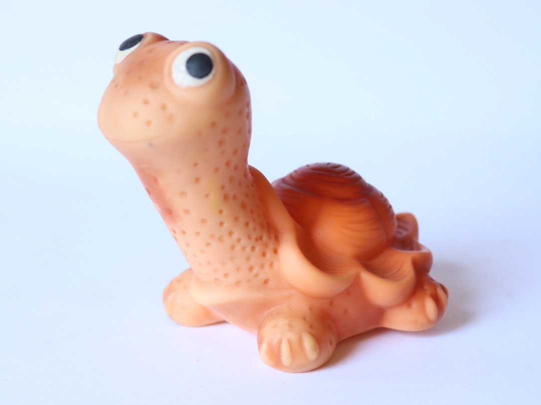 10 Cm Soviet Rubber Turtle, Soviet Toy, Vintage Toy, Sunny Tortoise ...