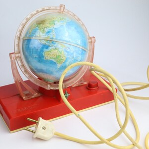 Very Rare Soviet Nightlight Globe. Vintage Space, Lenin. Communist ...