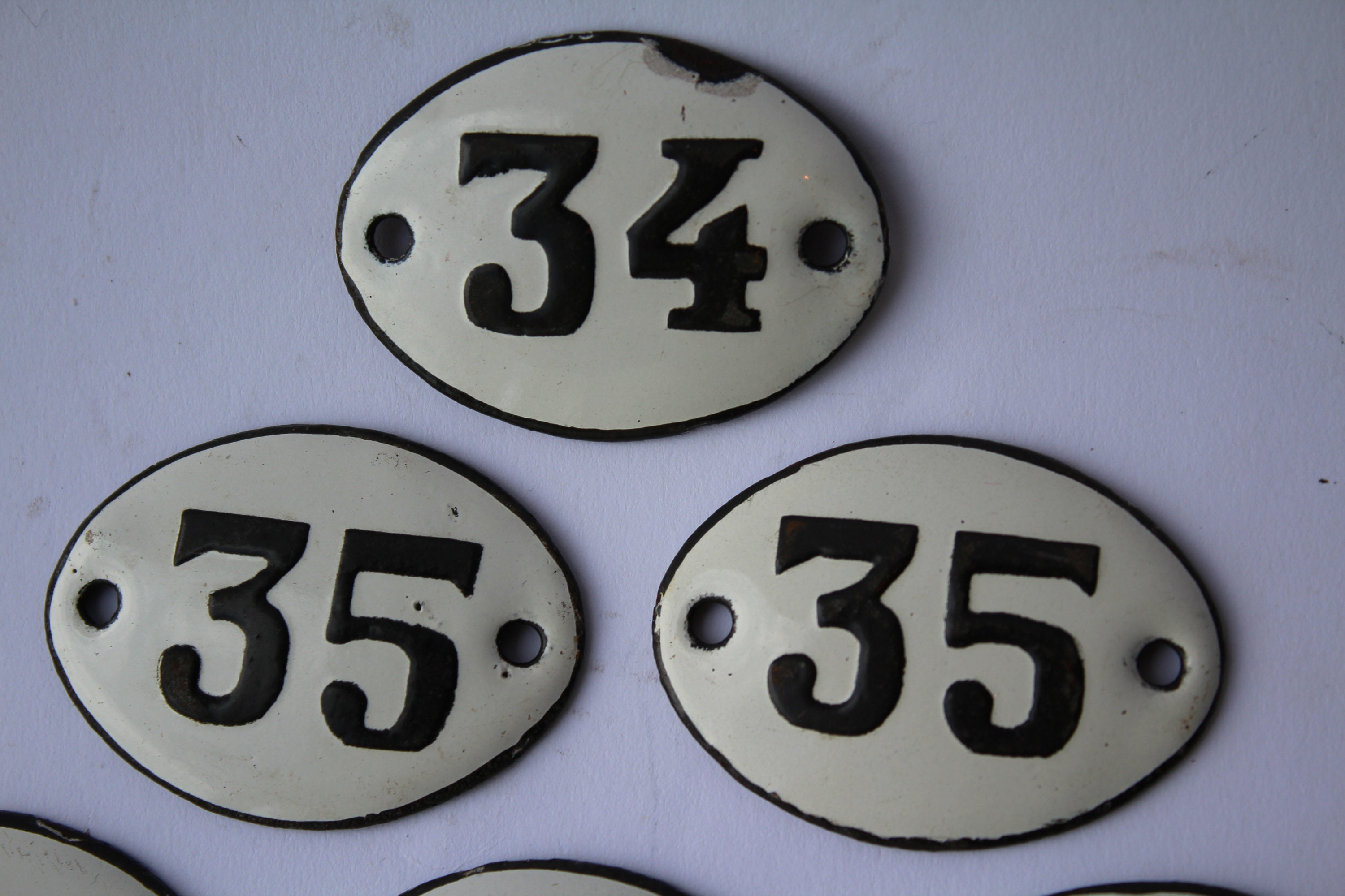 Soviet Enamel Apartment Sign, House Number Sign, Nameplate. Vintage ...