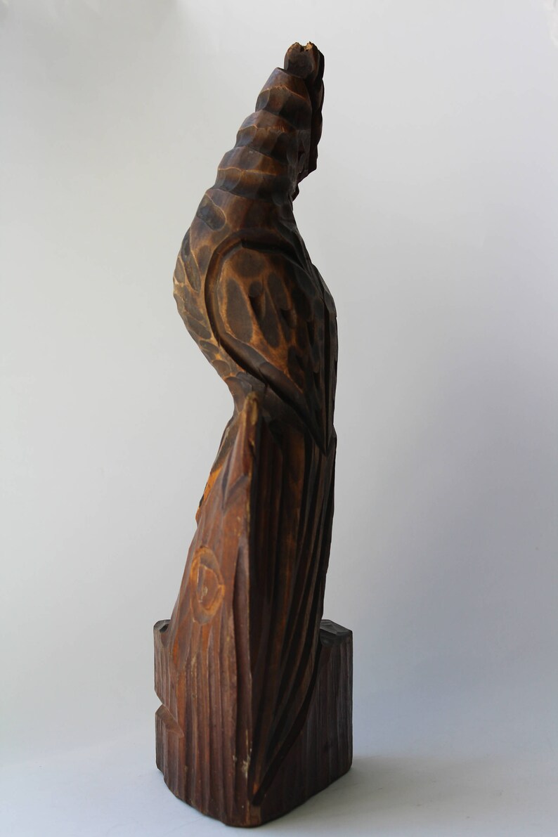 Soviet Hand Carved Wooden Parrot Parrot Hand Made Wood - Etsy