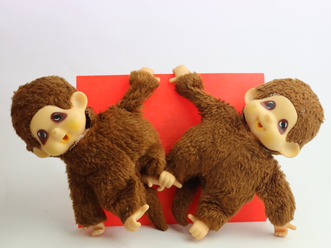17 Cm Sweet Pair of Vintage Monkeys Monchhichi Sekiguchi - Etsy