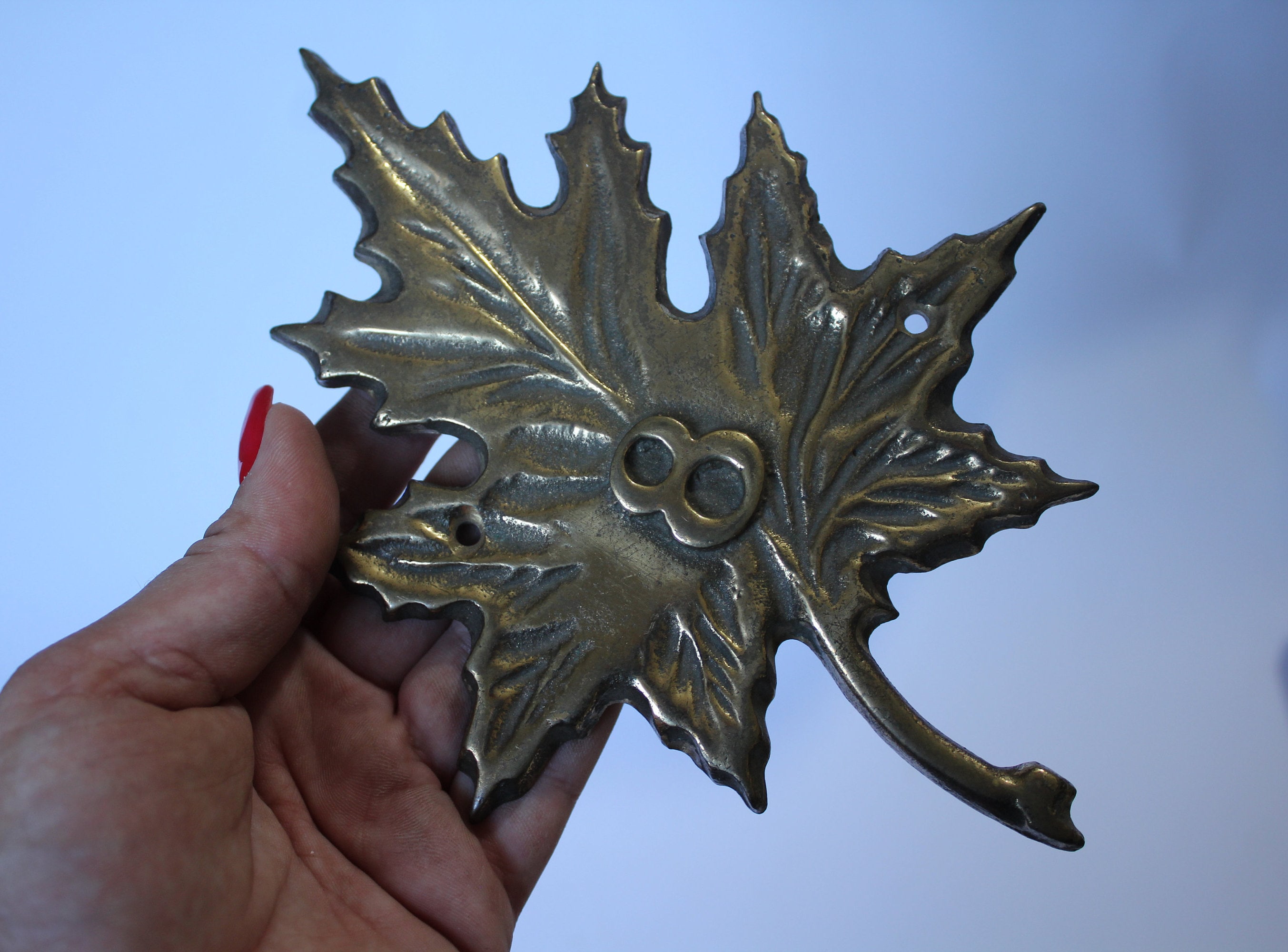 Bronze Soviet Nameplate Eight, Vintage Nameplate 8, Eighth House, Metal ...