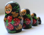 Set of 4 Soviet Matreshka Soviet Matreshka Matreshka Wooden - Etsy