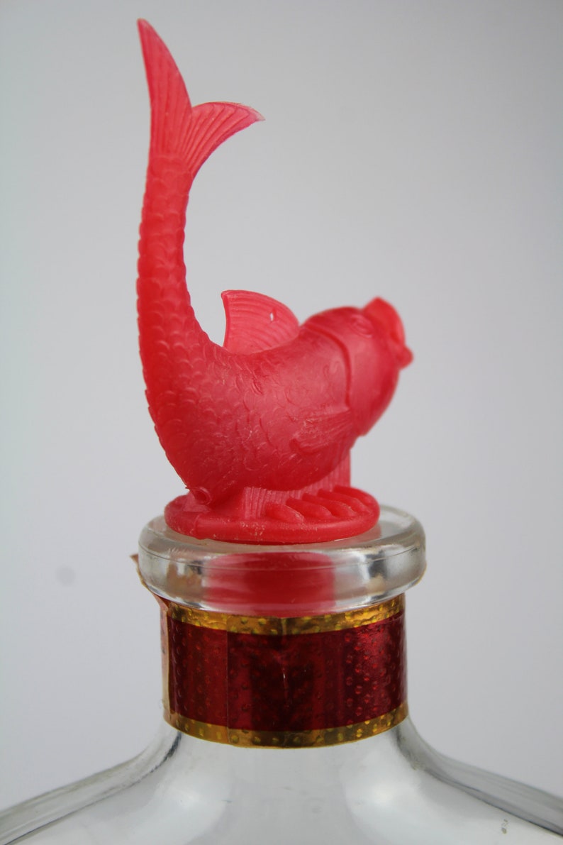 Soviet Bottle Stopper Cork Fish Vintage Plastic Bottle - Etsy