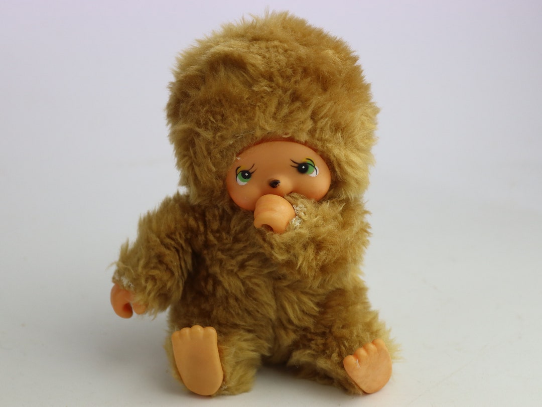 18 Cm Vintage Monkey Monchhichi Sekiguchi, Vintage Rubber Face Retro ...