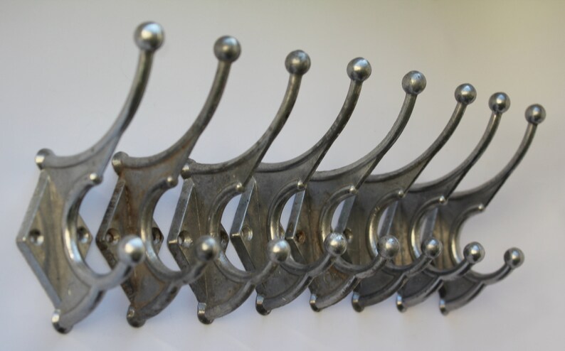 Set of 8 Soviet Wall Hooks. Soviet Coat Hook. Metal Wall Hook. - Etsy