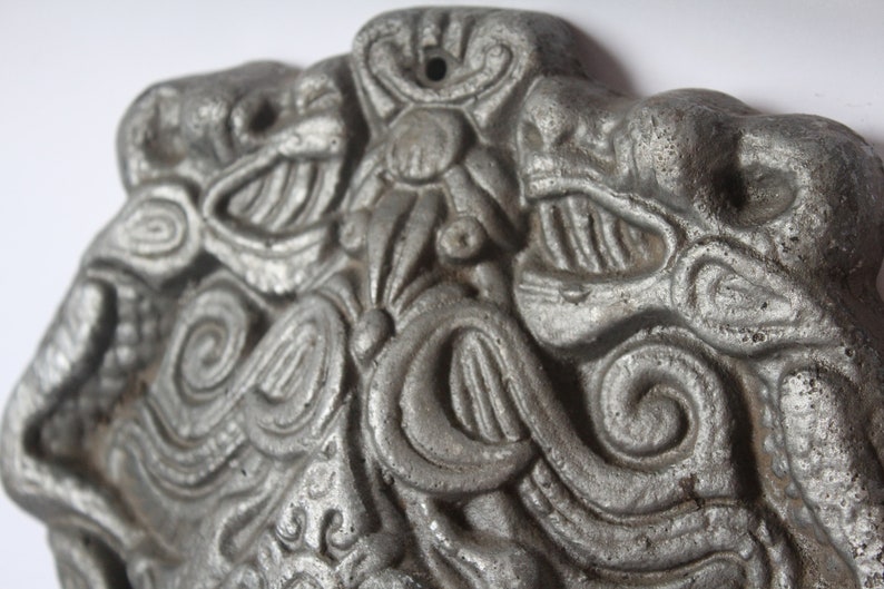 Vintage Metal Face Samurai. Soviet Decor. Vintage Metal Mask. - Etsy