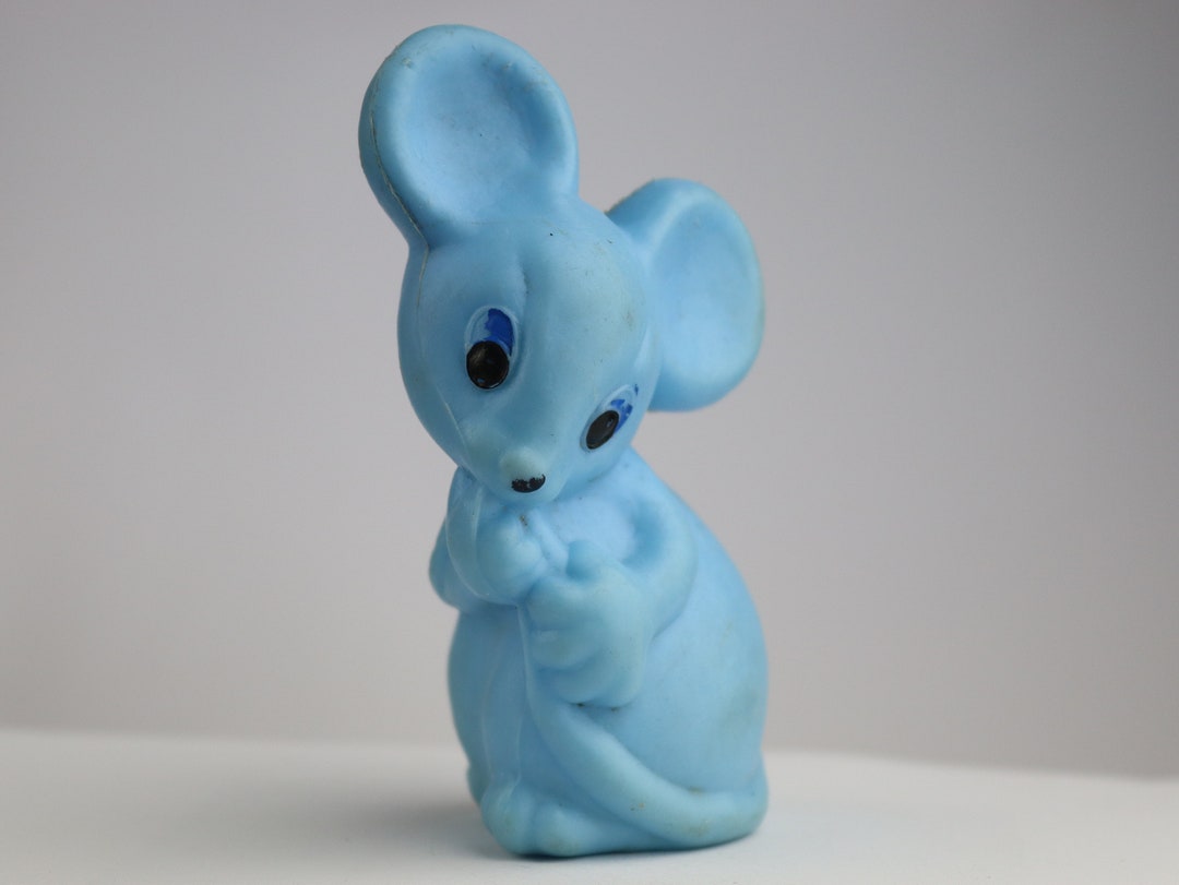 10 Cm Soviet Collectible Plastic Toy Mouse, Mice Toy, Vintage Russian ...