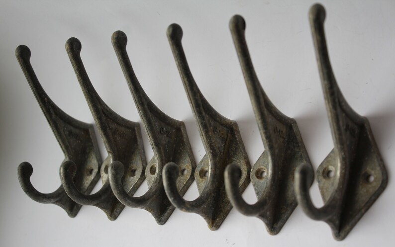Set of 6 Soviet Wall Hooks. Soviet Coat Hook. Metal Wall Hook. - Etsy