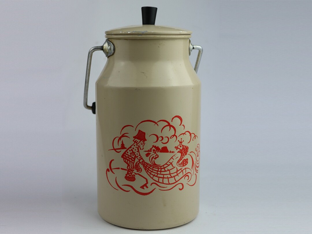 Soviet Watering Can. Metal Milk Can. Vintage Milk Can. Aluminum Can ...