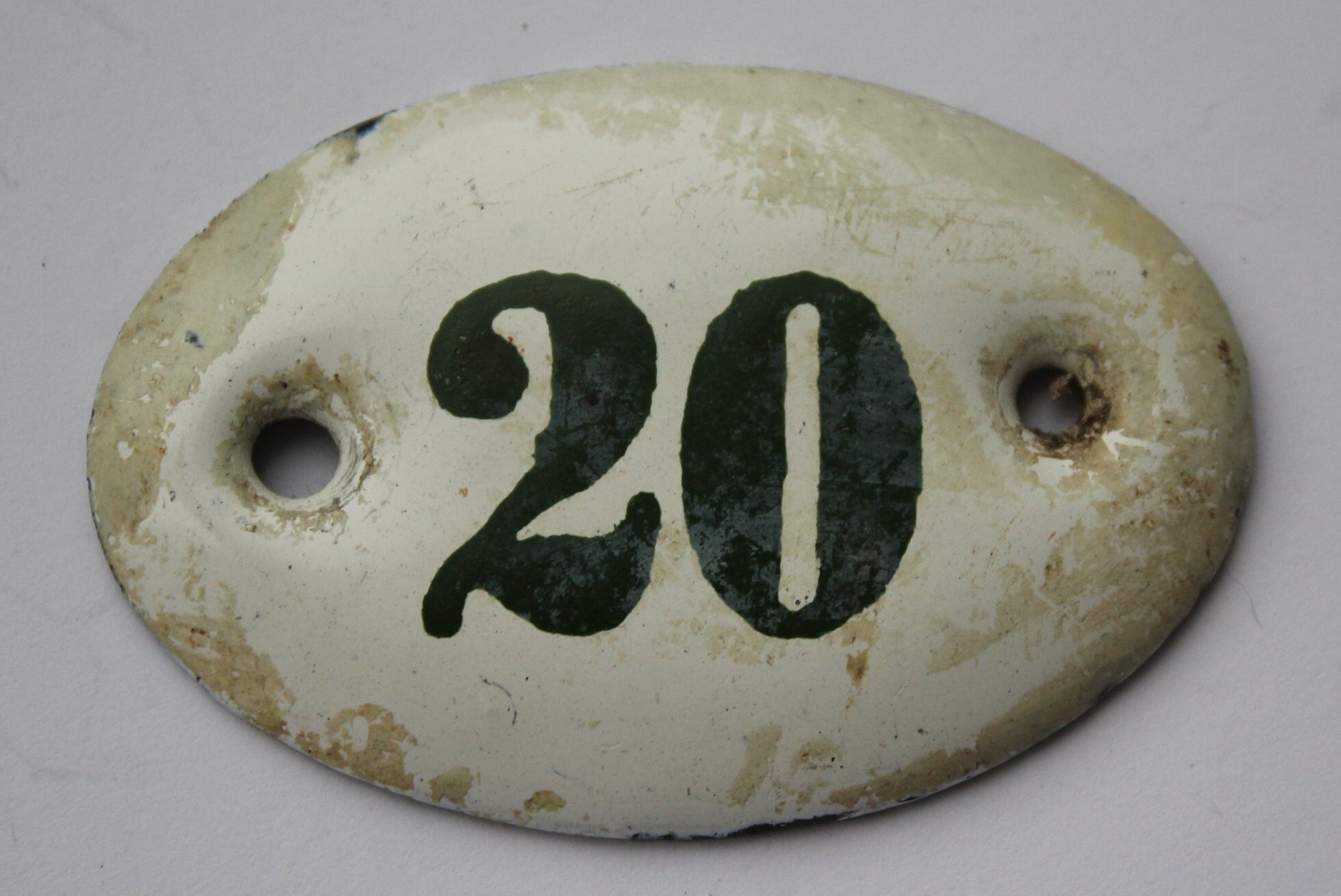 Soviet Enamel Apartment Sign House Number Sign Nameplate. | Etsy