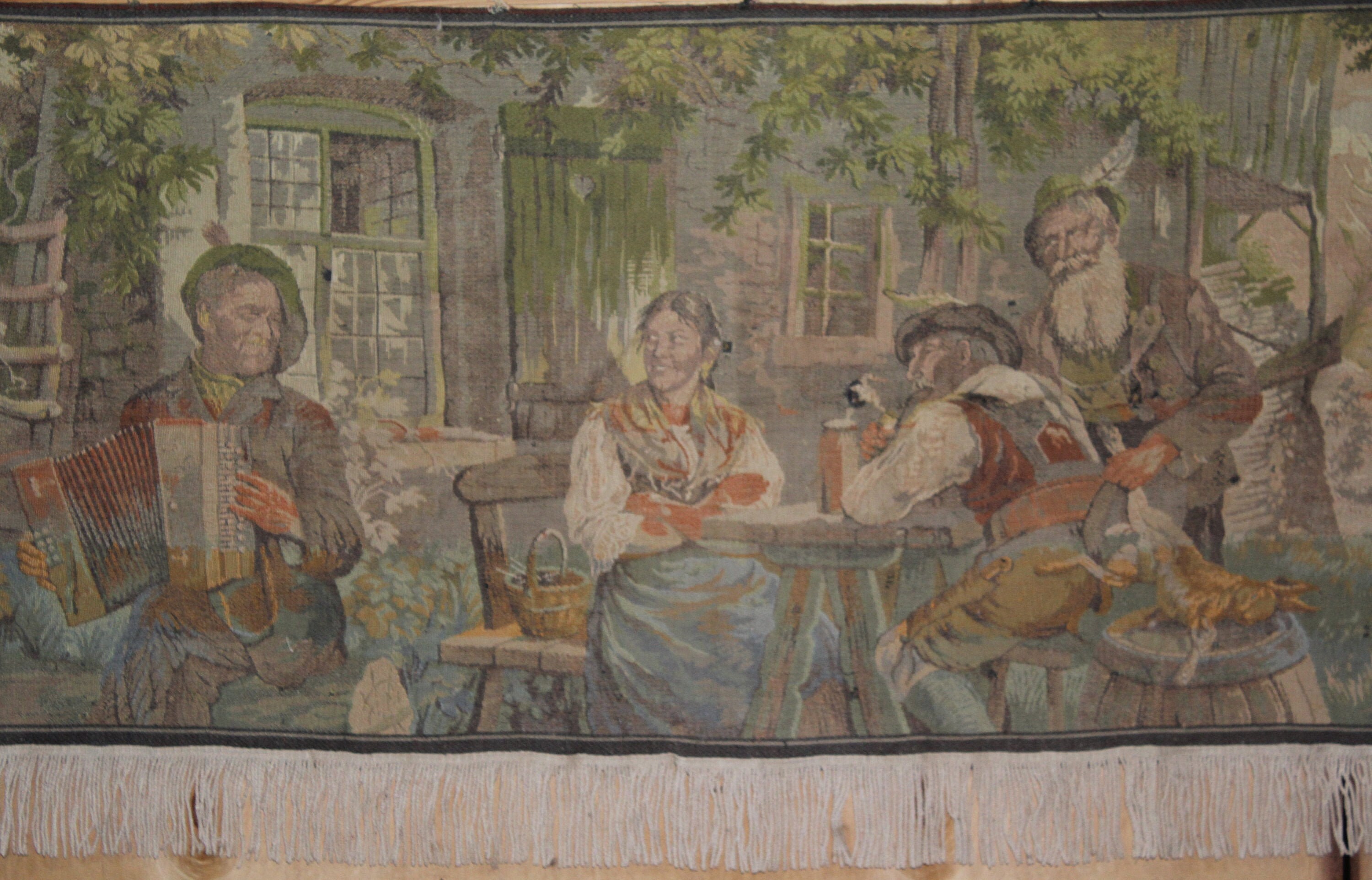 Vintage Gobelin Carpet, Tapestry Carpet, Vintage Wall Carpet, Bedspread ...