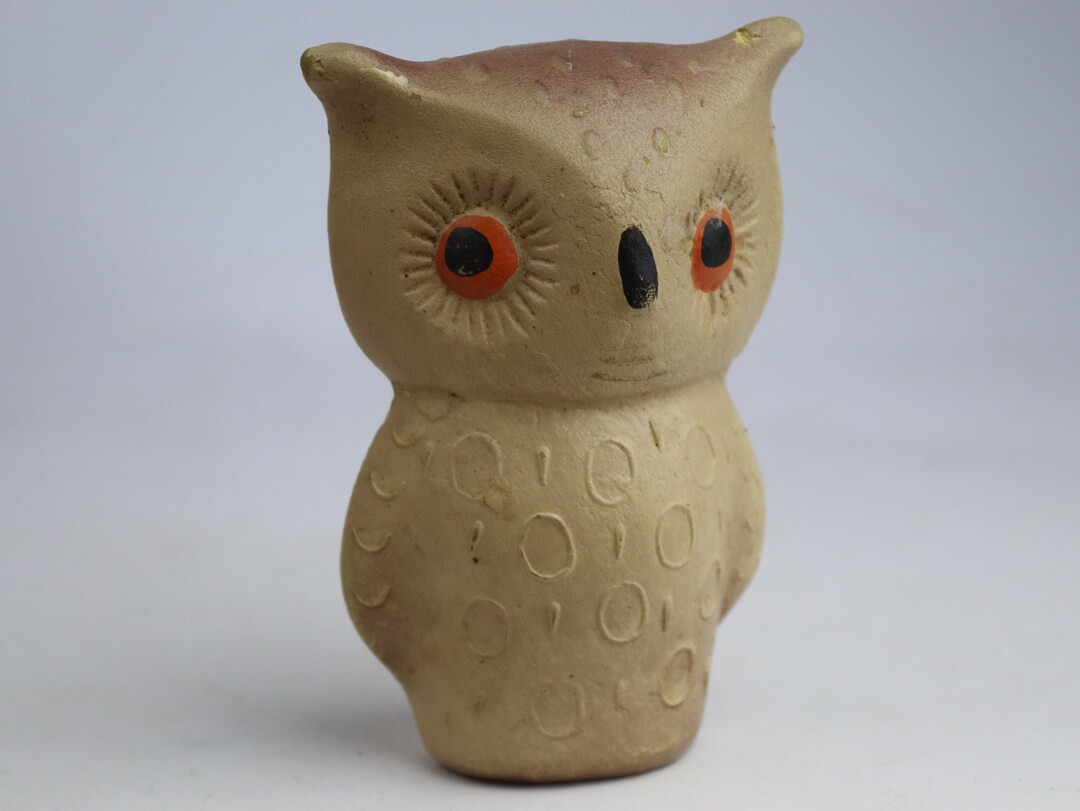 11 Cm Vintage Rubber Owl, Soviet Owlet, Soviet Doll, Ussr Russian Eagle ...