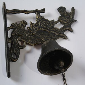 Vintage Hourse Door Bell Bird. Welcome. Bell Bird.home Decor. Antique ...